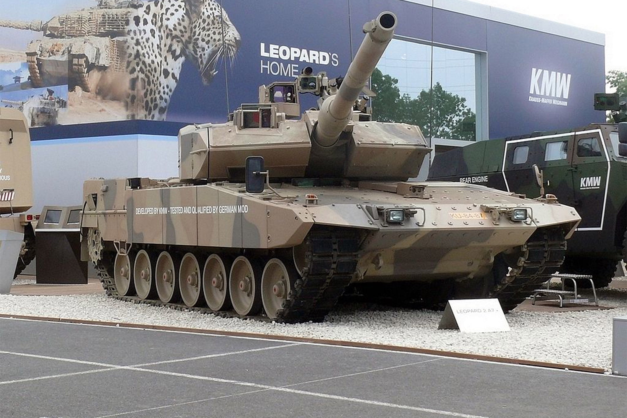 24x36 gallery poster, A Leopard Tank tank 2A7 at Eurosatory 2010 ...