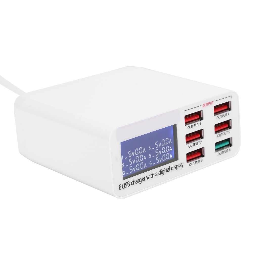 Cargador USB multipuerto, diseño elevado cargador USB multipuerto USB QC3.0 USB | Bodega Aurrera ...