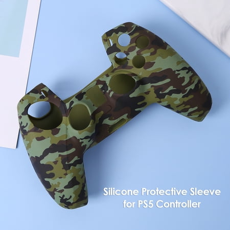 Jianama For DualSense Skin Camouflage Silicone Case for PS5 Controller ...