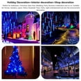 LUXMO Rain Drop LED Lights, 8 Tubes, 192 LEDs for Xmas Halloween Party ...