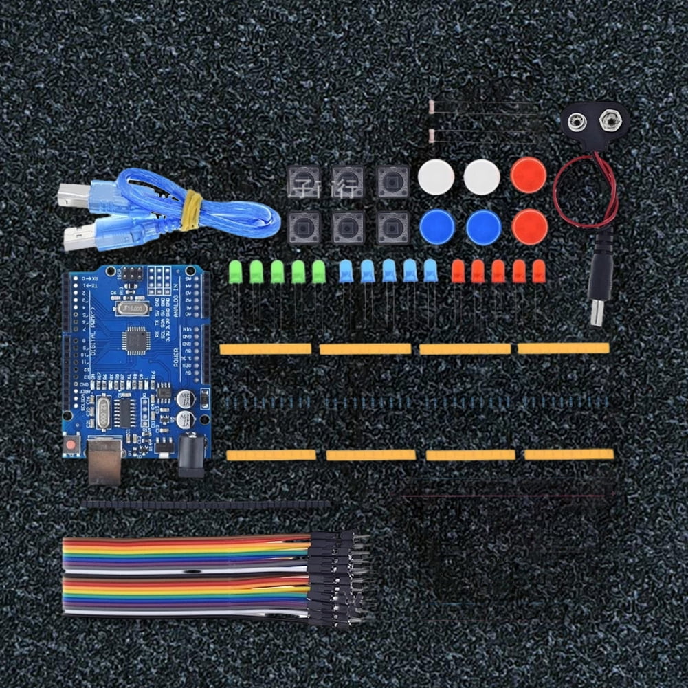 Nuevo Kit de inicio 13 en 1 Mini Breadboard 3 colores LED 400 agujeros ...