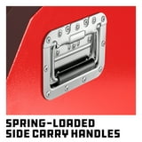 Powerbuilt 26 Inch Metal Rapid Box Portable Slant Front Toolbox - Red ...