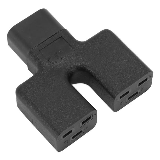 C14 To C19 Adapter, PVC Shell Stable Connection 125V-250V Wear Y Type ...