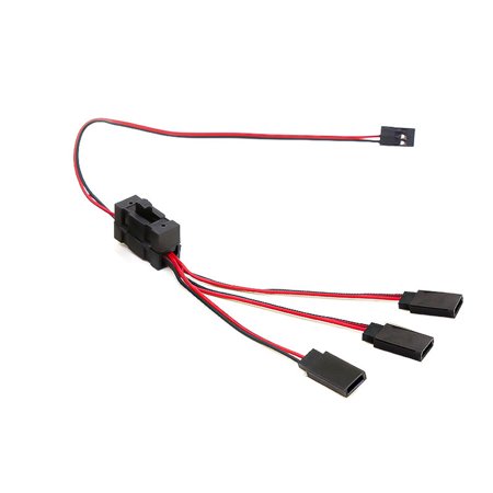 Model RC Car On Off Splitter Y Shape Light Switch Cable Control For TRX ...