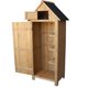 Ktaxon 70 inch Fir wood Wooden Lockers with Single Door Natural wood ...