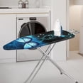 Blue Butterfly Print Ironing Board Cover with Elastic Edge Table Top ...