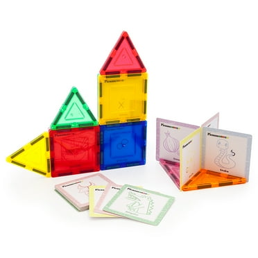PicassoTiles 26 PC Metro City Themed, Magnetic Tiles, Magnetic Building ...