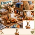 Kangaroo tissue box cover DIY sewing kit, beginner-friendly quilted ...
