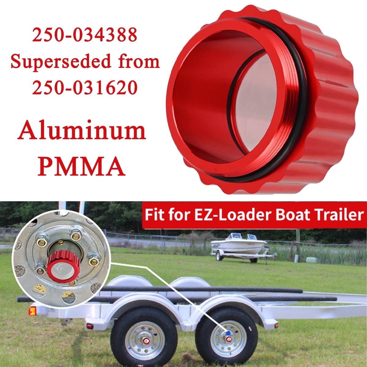 Click here for Alltimes Oil Bath Hub Cap With O-Ring For Ez-Loade... prices