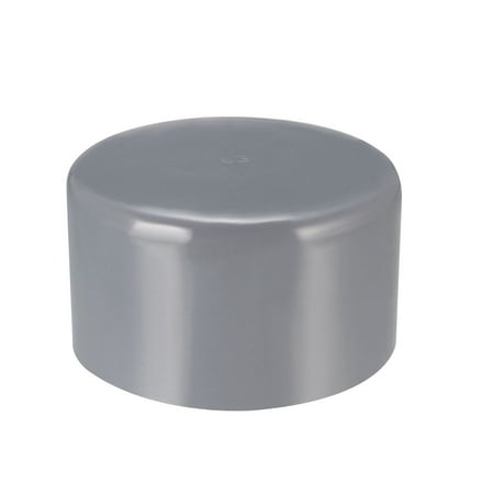 63mm PVC Pipe Cap Fitting, Slip End Caps DWV(Drain Waste Vent) Gray ...