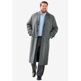 KingSize Men's Big & Tall Wool-Blend Long Overcoat - Walmart.com