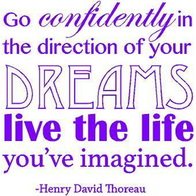 Thoreau Quotes Go Confidently