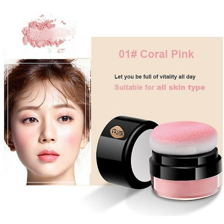 Loose Powder Blush Air Cushion Blush, Natural Blusher For Cheeks ...
