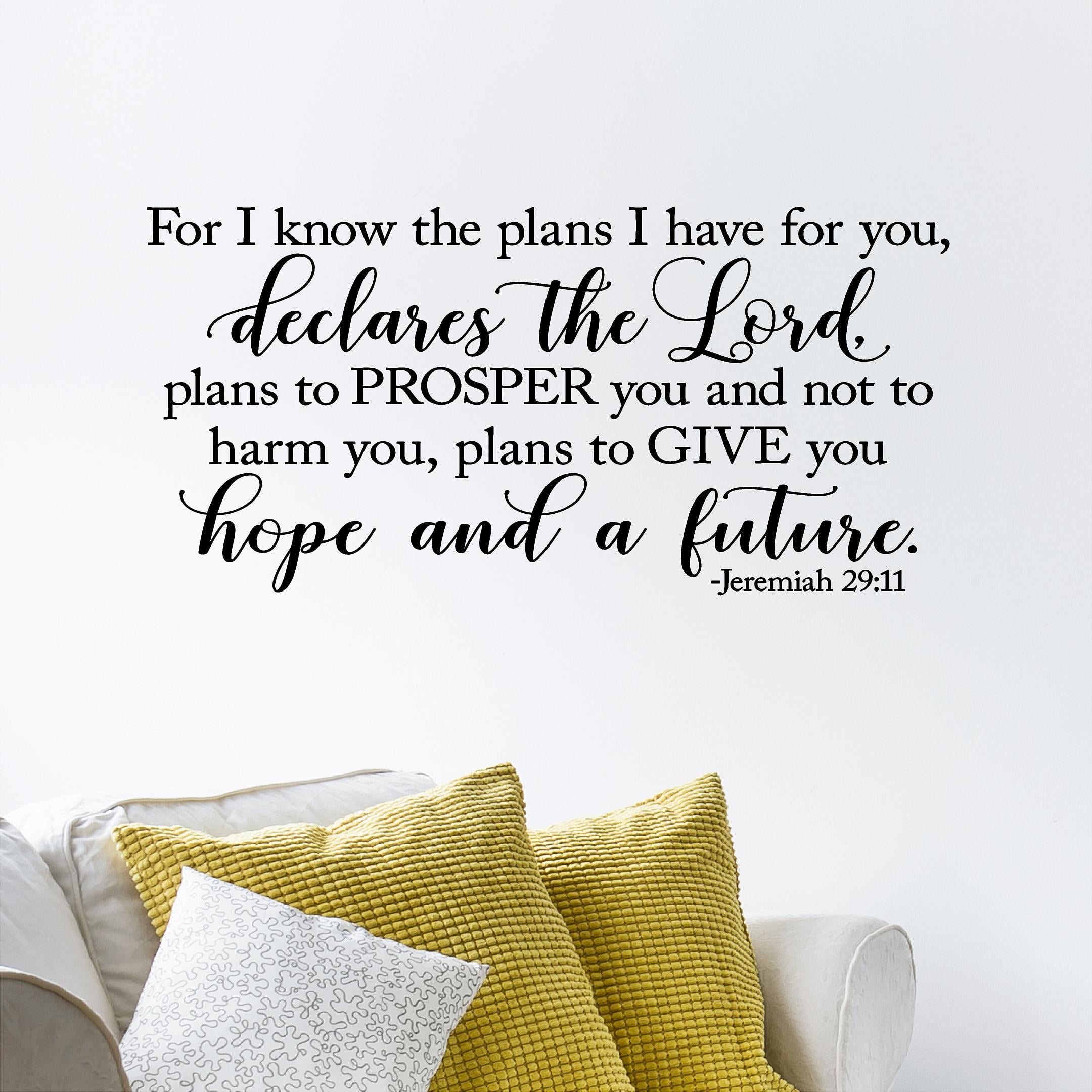 For I Know the Plans I Have for you, Declares the Lord, Plans To ...