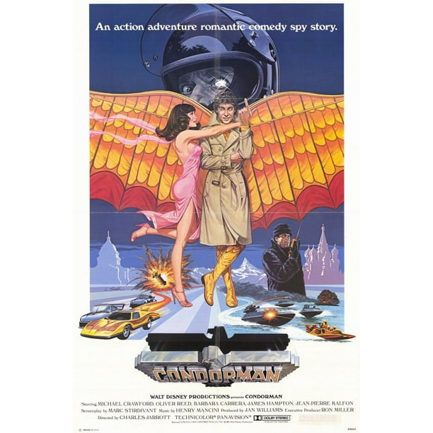 Condorman (1981) 11x17 Movie Poster - Walmart.com