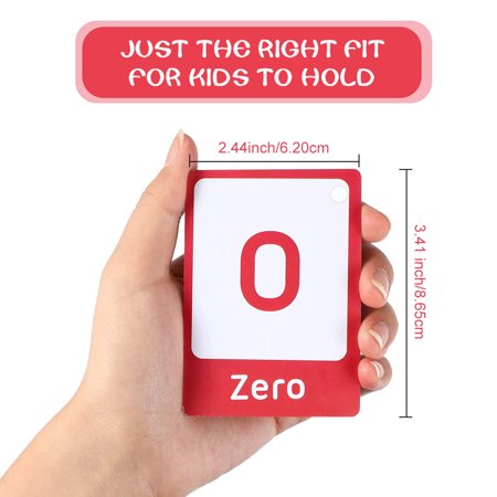 4 Set Flash Cards Kids Early Learning Numbers Alphabets Colors and ...