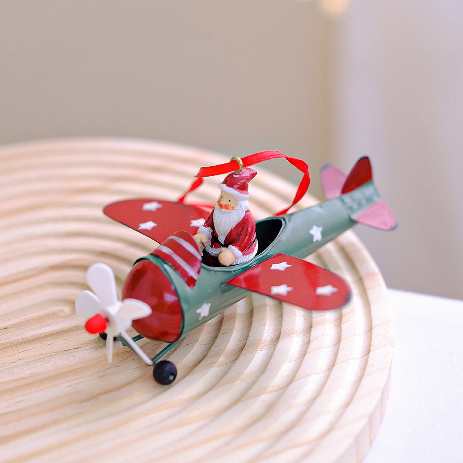 Click here for Dptalr Iron Christmas Pendant Santa Claus Airplane... prices