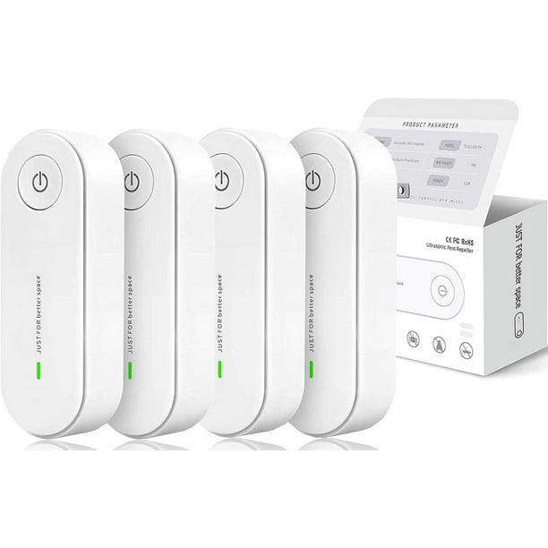 Ultrasonic Pest Repellent (4 Pack) - 2021 Ultrasonic Repeller for Pest ...