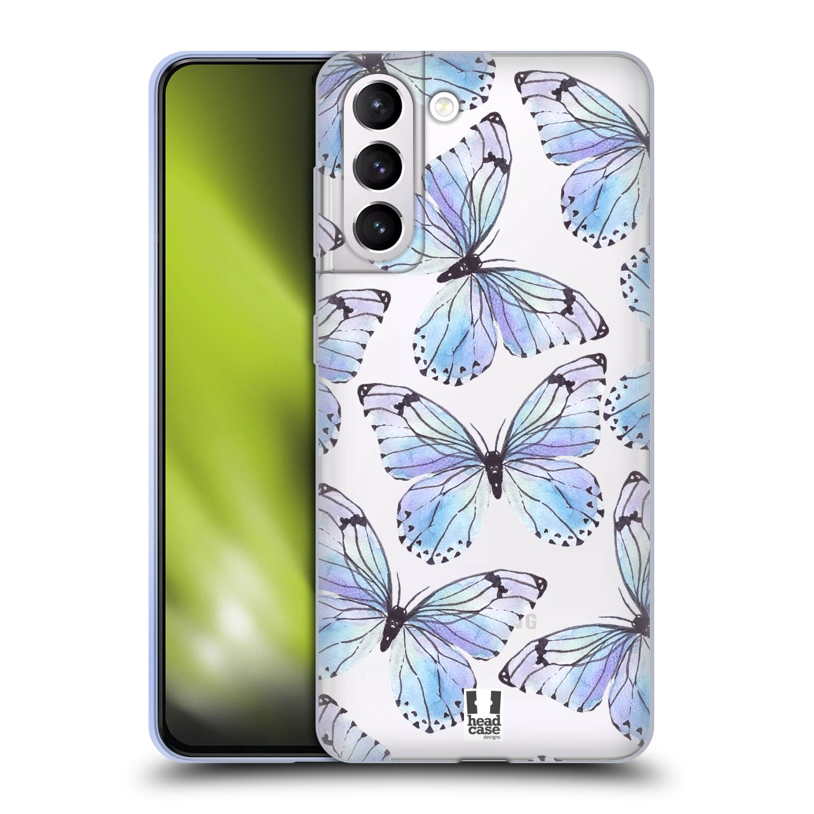 Head Case Designs Watercolour Insects Butterflies Soft Gel Case ...