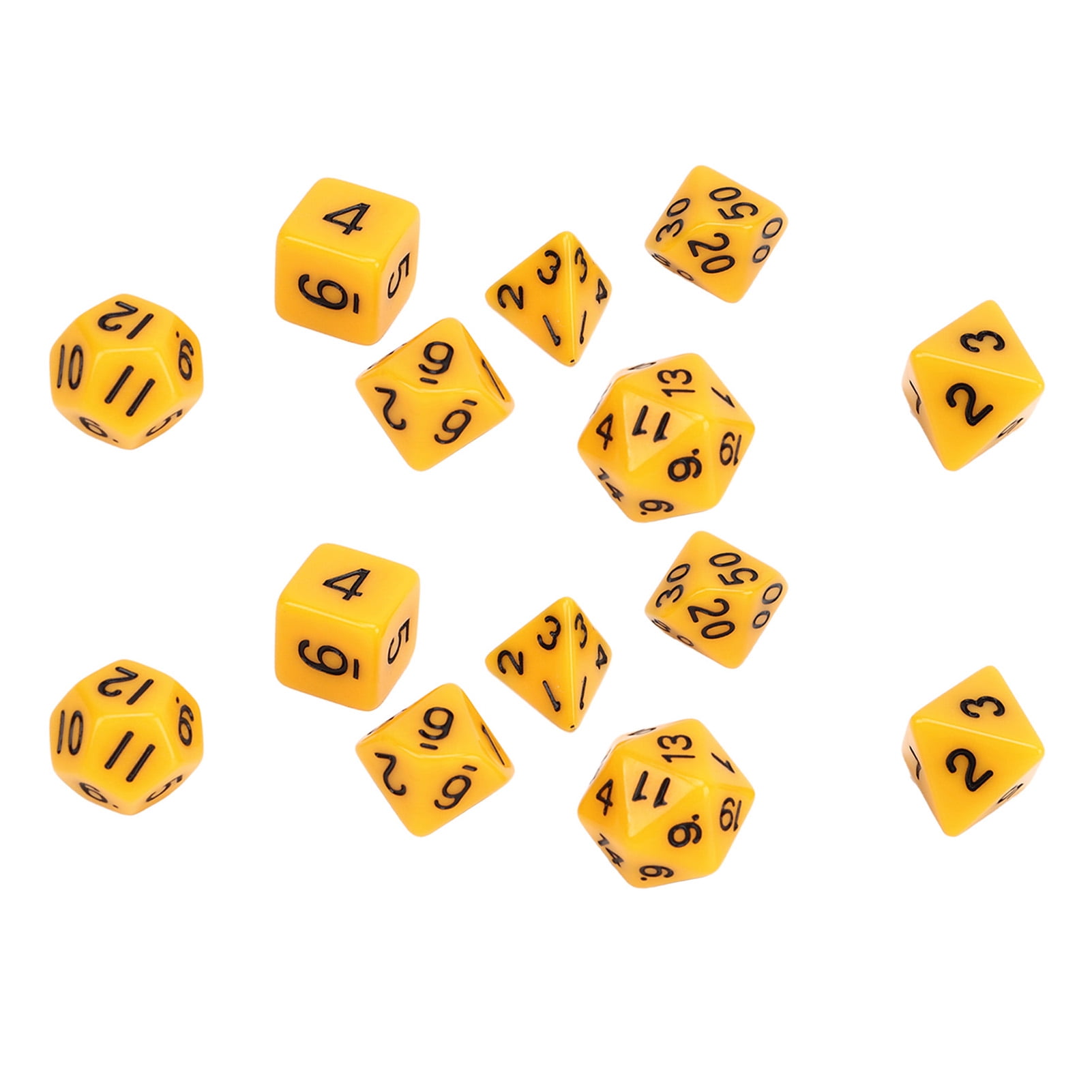 Vobor-Ca Dice 21pcs Polyhedral Dice Set Polyhedral Dice Dice Set High-Precision Functionality