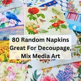 Keep Unique Decoupage Napkins, Mystery Pack of Random Paper Napkins ...