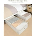 Extra Large Under Bed Storage Containers with Handles and Label Holder ...