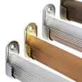 10Pcs Thickened Zinc Alloy Wardrobe Rod Holders, Round Tube Closet ...