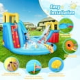 Veeboto Double Large Kids Inflatable Water Slide & Bouncy House with ...