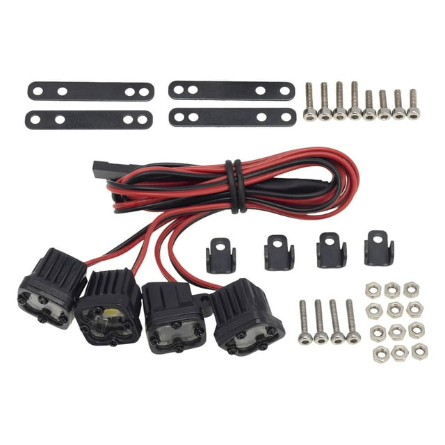 RC LED Light Headlight Bar Bumper Roof Lights High Brightness :10 RC ...