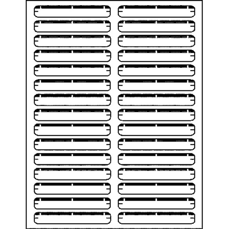 File Folder Label Template