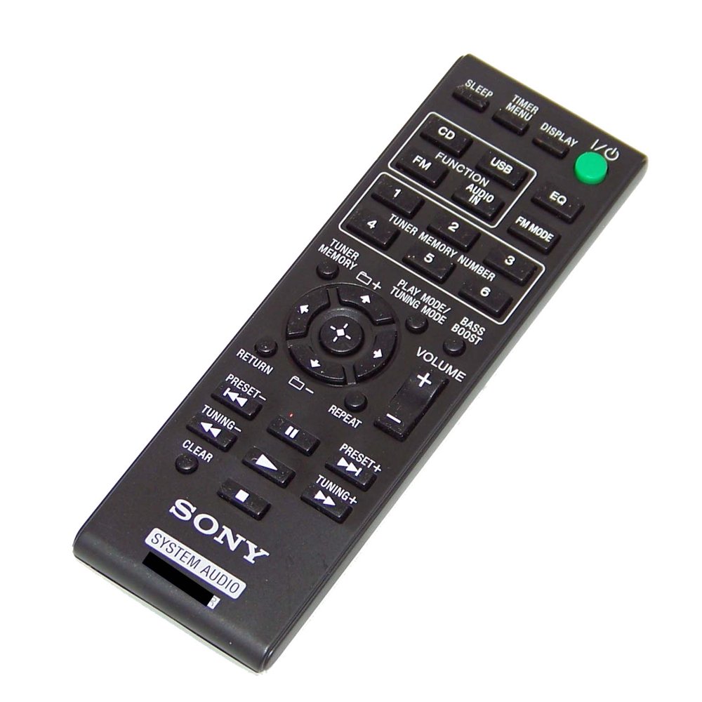 OEM NEW Sony Remote Control Originall Shipped With: HCDS30iP, HCD-S30iP ...