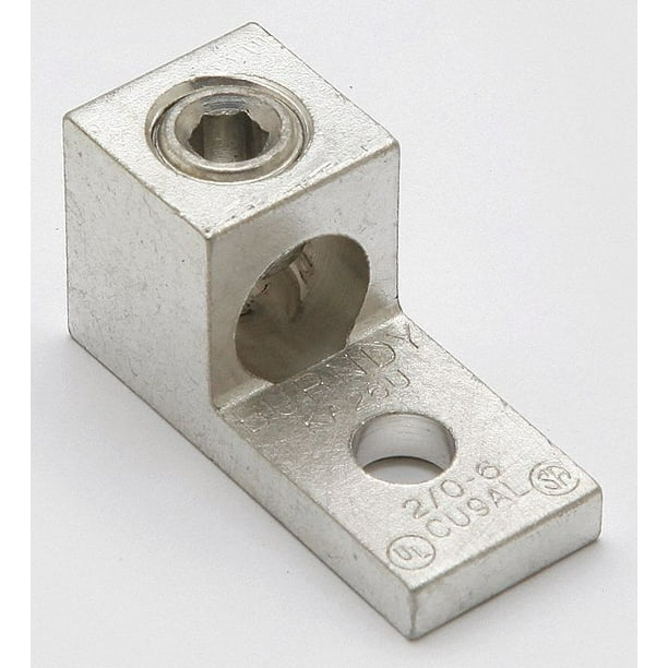 Burndy MechConn,Aluminum,1/4 in,Hex KA26U - Walmart.com