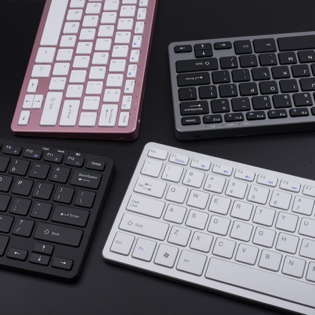 Teclado y ratón inalámbricos recargables con Bluetooth de tres modelos ...