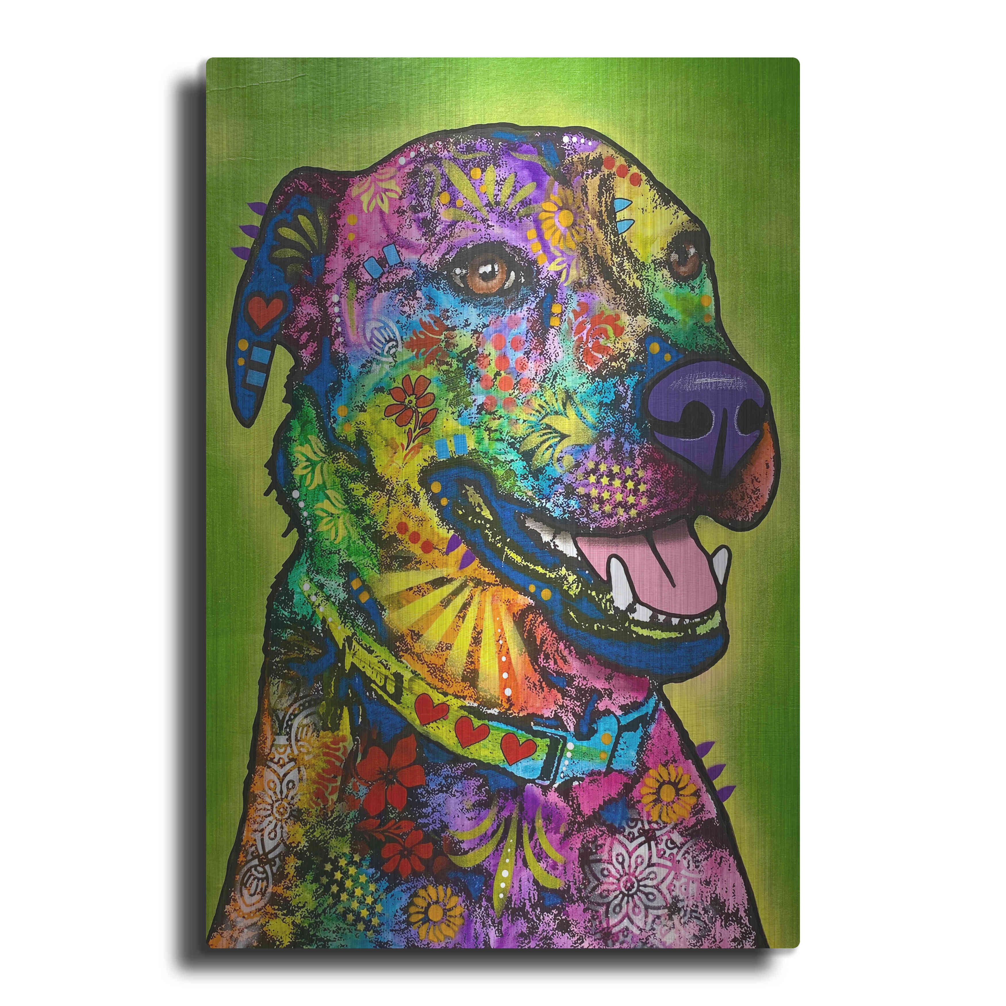 Luxe Metal Art 'Am Fren Doing Heckin Alright' by Dean Russo, Metal Wall Art, 24"x36" - Walmart.com