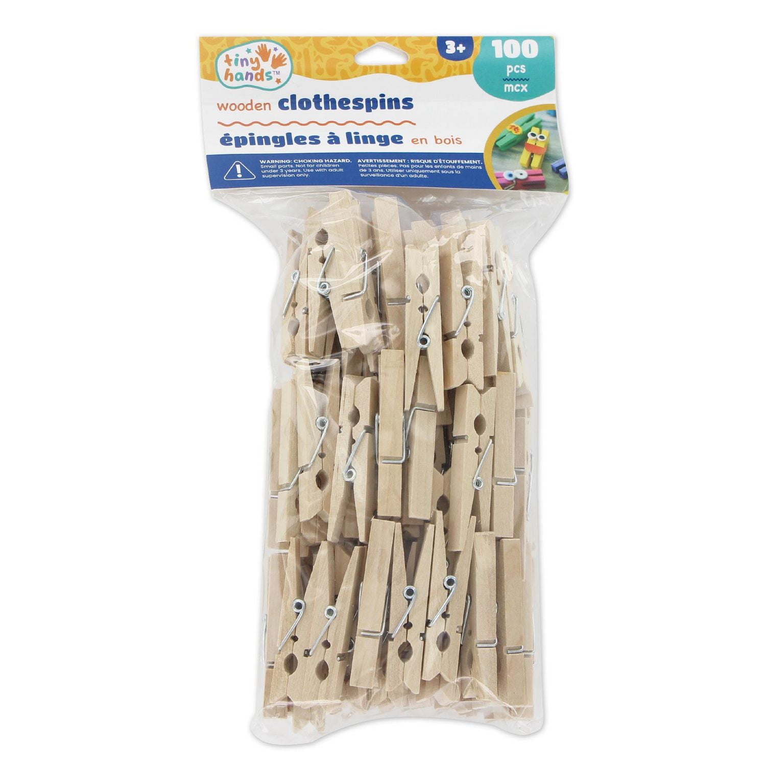 Click here for Tiny Hands Wooden Clothespins  100 Pcs - 47.6 × 6.... prices