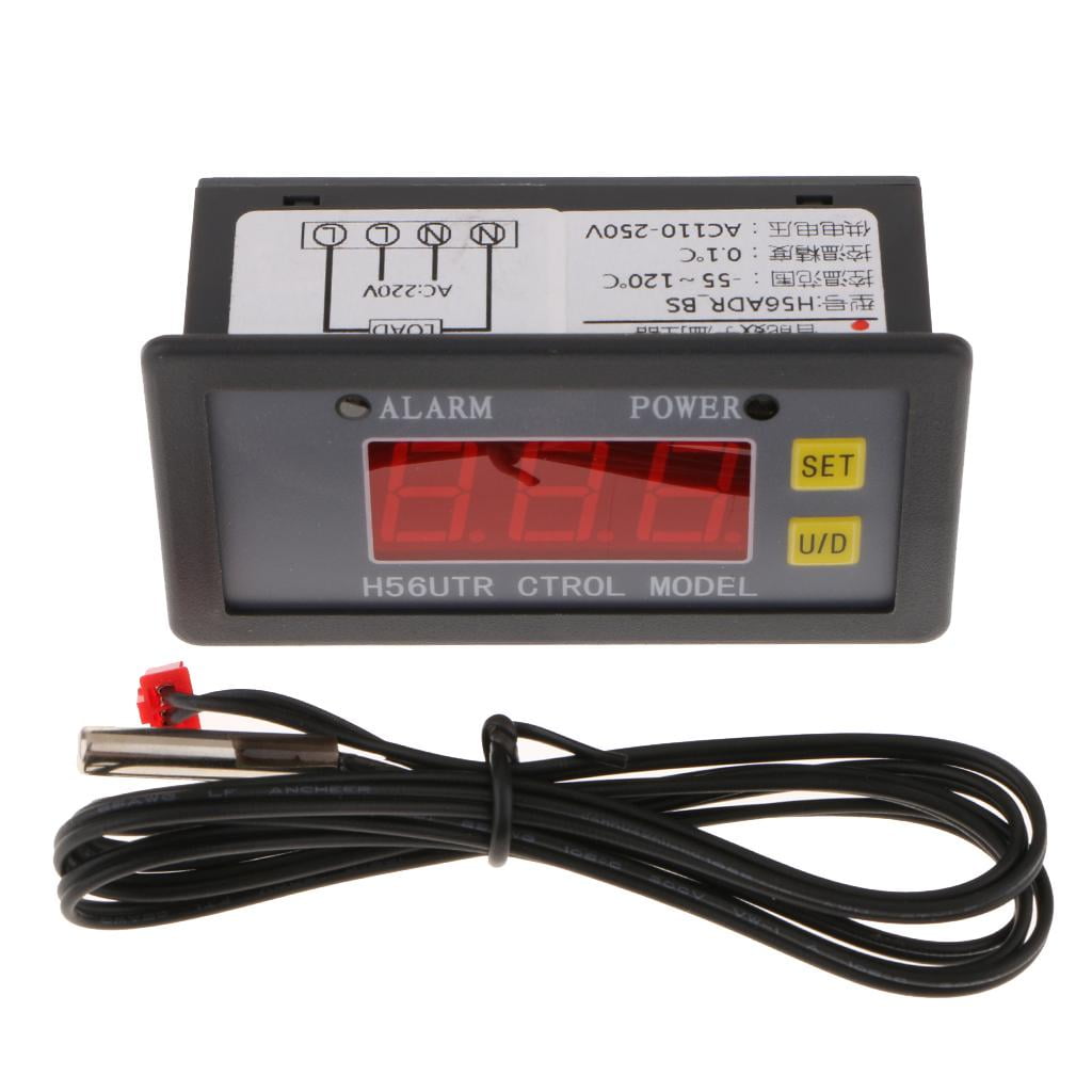 Controlador de Temperatura Digital Lcd -55-120 Piezas de Equipo ...