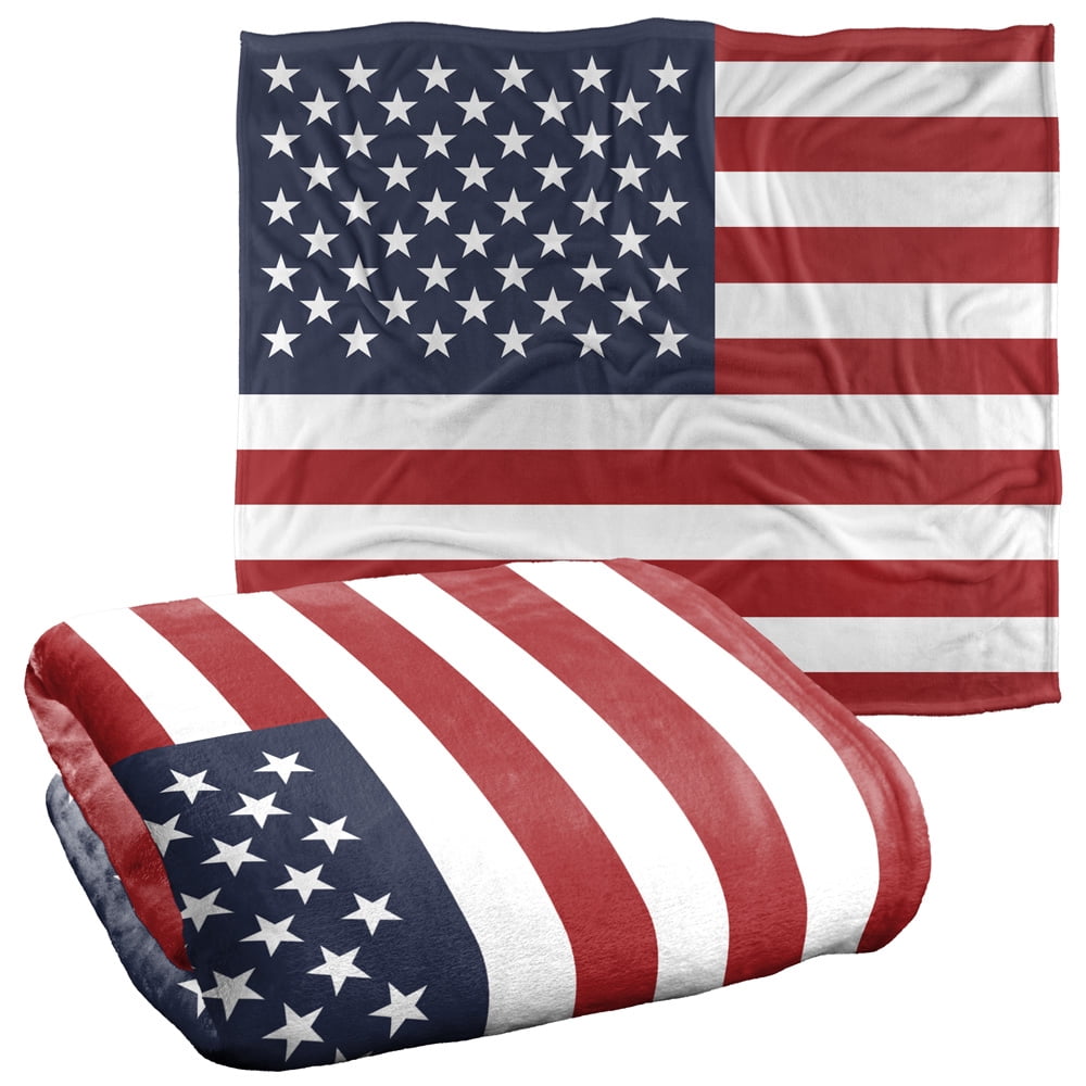 American Flag Officially Licensed Silky Touch Super Soft Throw Blanket ...