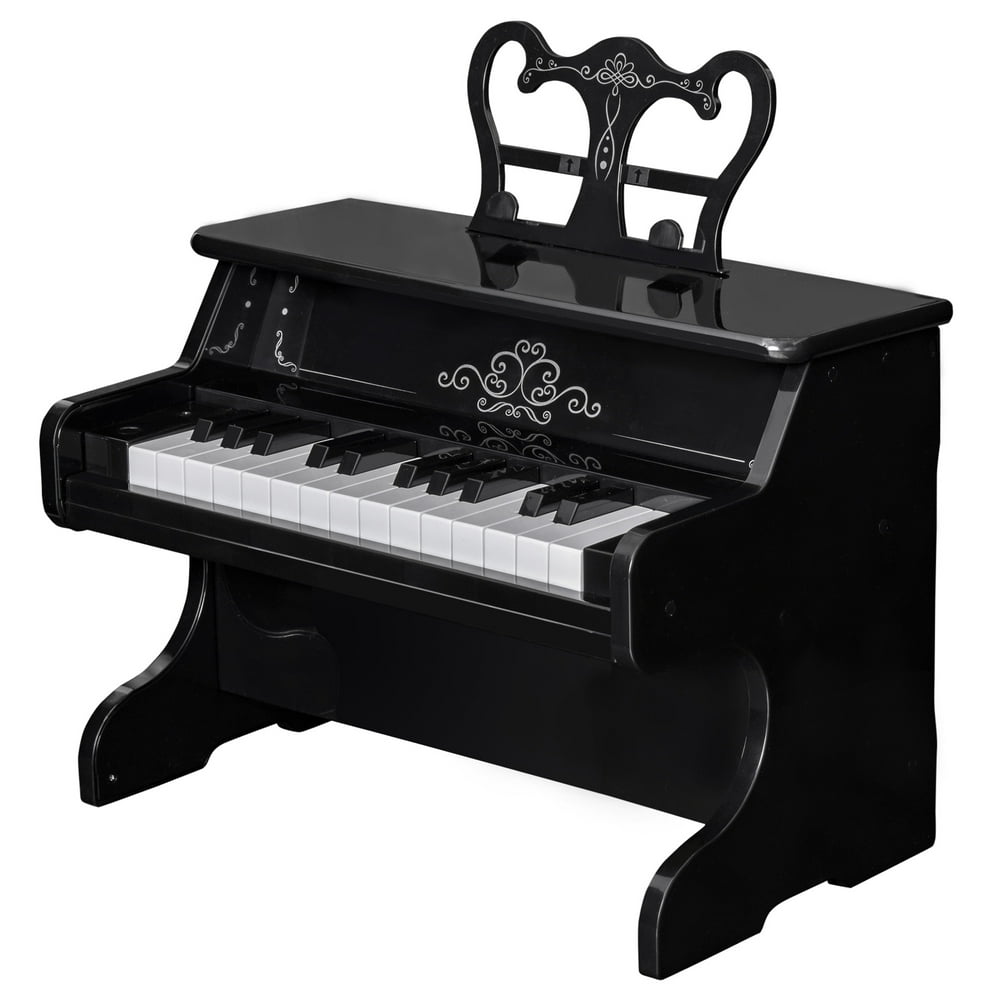 Qaba Kids Mini Piano Toy with 25 Keys Simulated Piano Sound, a ...