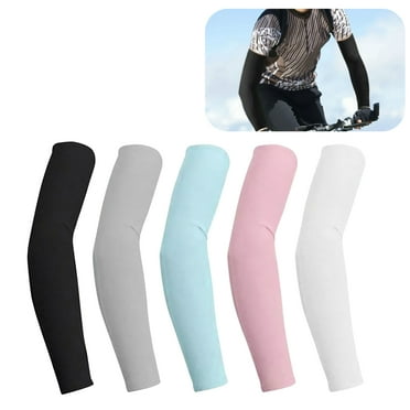 4 Pairs UV Sun Protection Arm Sleeves for Men Women Youth, Compression ...