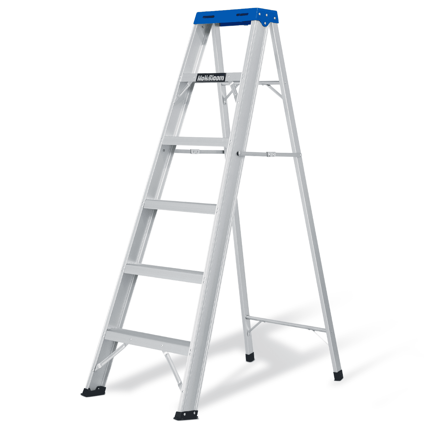 Magshion 5 Step Ladder A-Frame Aluminum Alloy Ladder with Tool Tray ...