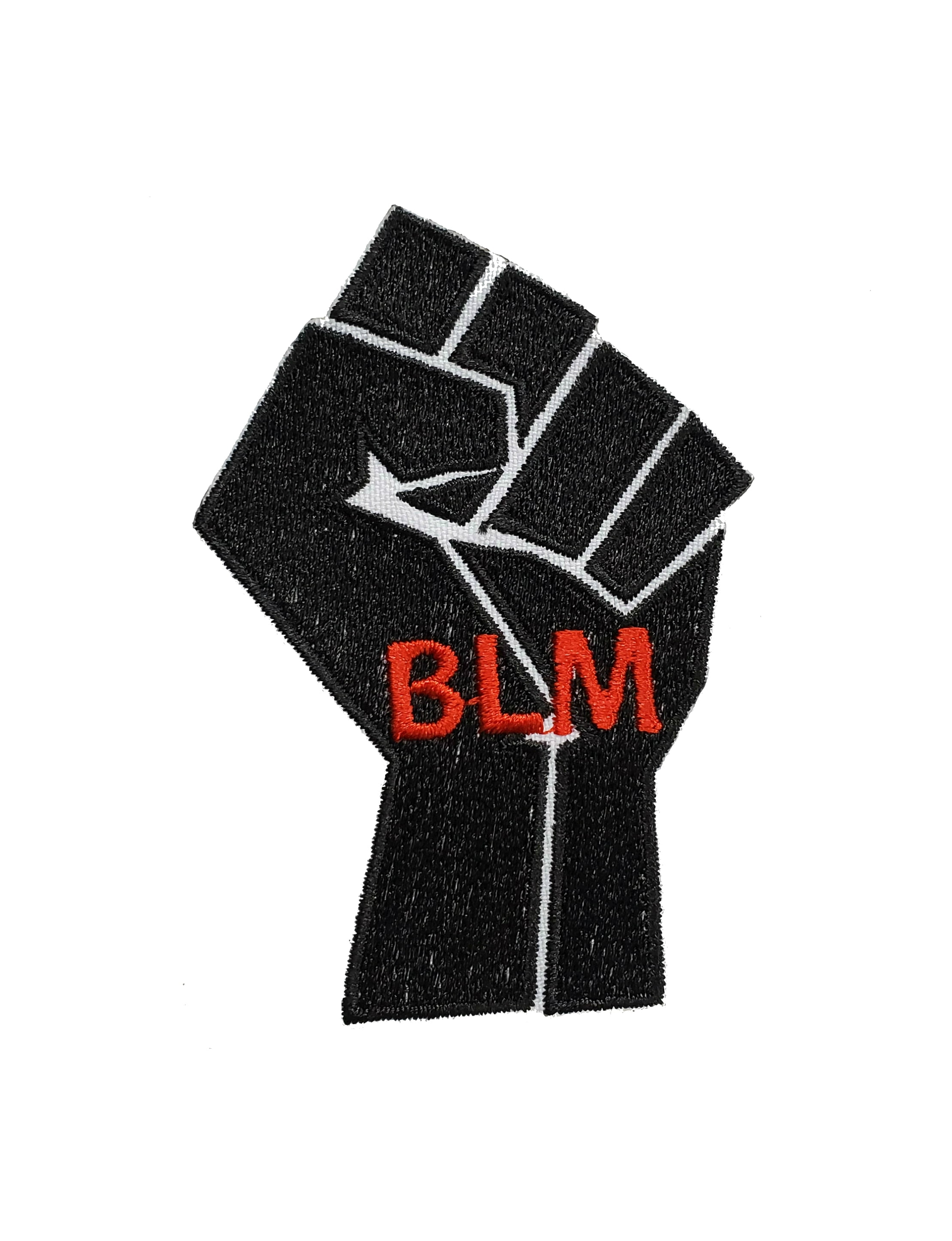 Black Lives Matter Fist BLM Embroidered Sew/Iron-On Patch 2.25" x 3.25 ...
