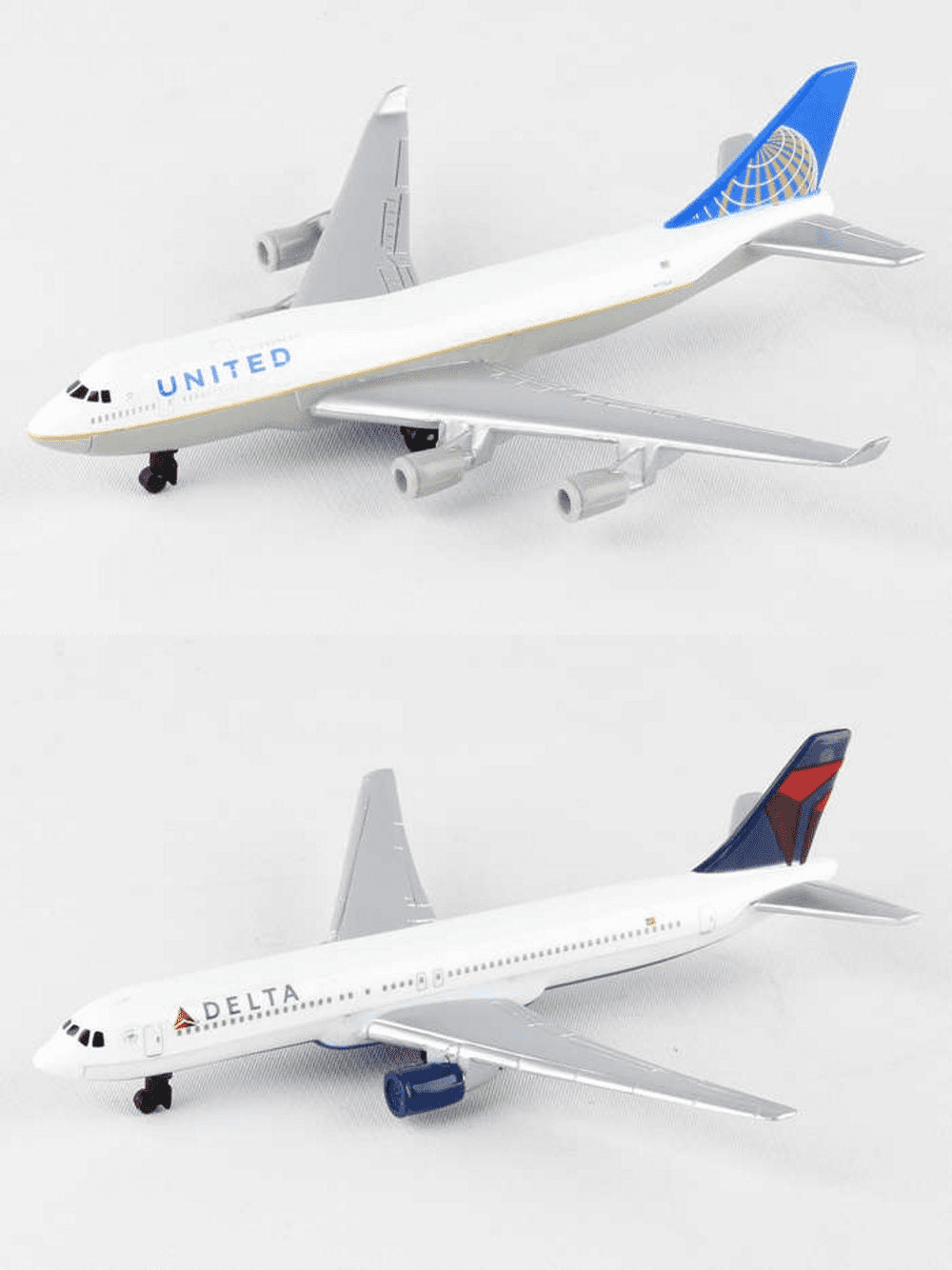 United, Delta Airlines Diecast Airplane Package - Two 5.5" Diecast ...