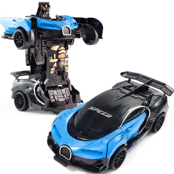 NETNEW Transform Car 1:18 Bugatti Racing Car Toys for Boys 3-6 Years ...