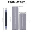 NVMe SSDs Enclosure with Fast Data Transfer and Aluminum Alloy USB C ...