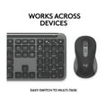 Logitech Mk955 Business Wireless Keyboard And Mouse Quiet Typing Secure Receiver Bluetooth