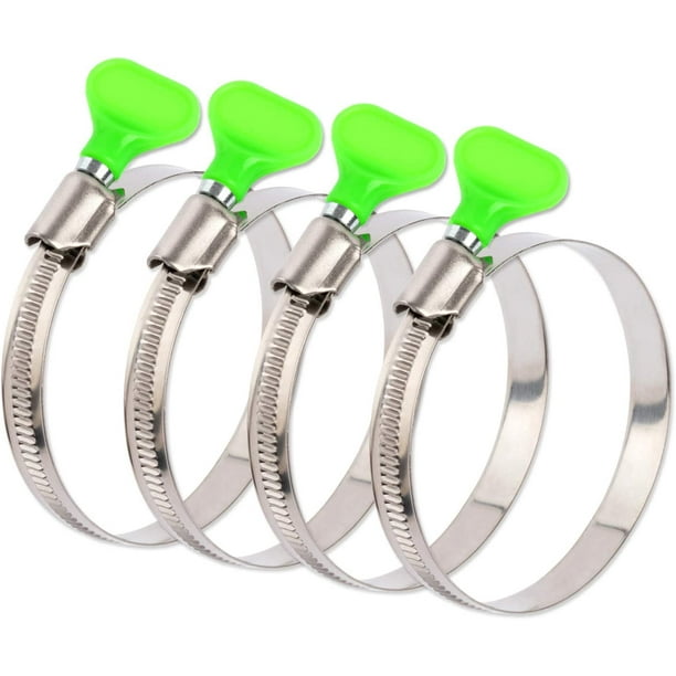 GFDYREE 4pcs 3 Inch Key Hose Clamp, Bandwidth 12mm Thumb Screw ...