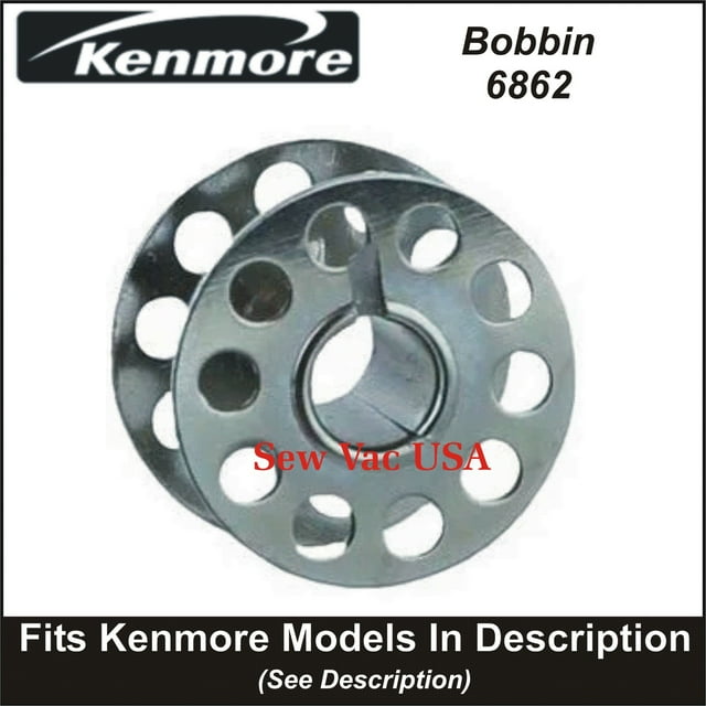 Kenmore Metal Bobbin 6862 Fits Models In Description (10 Pack ...