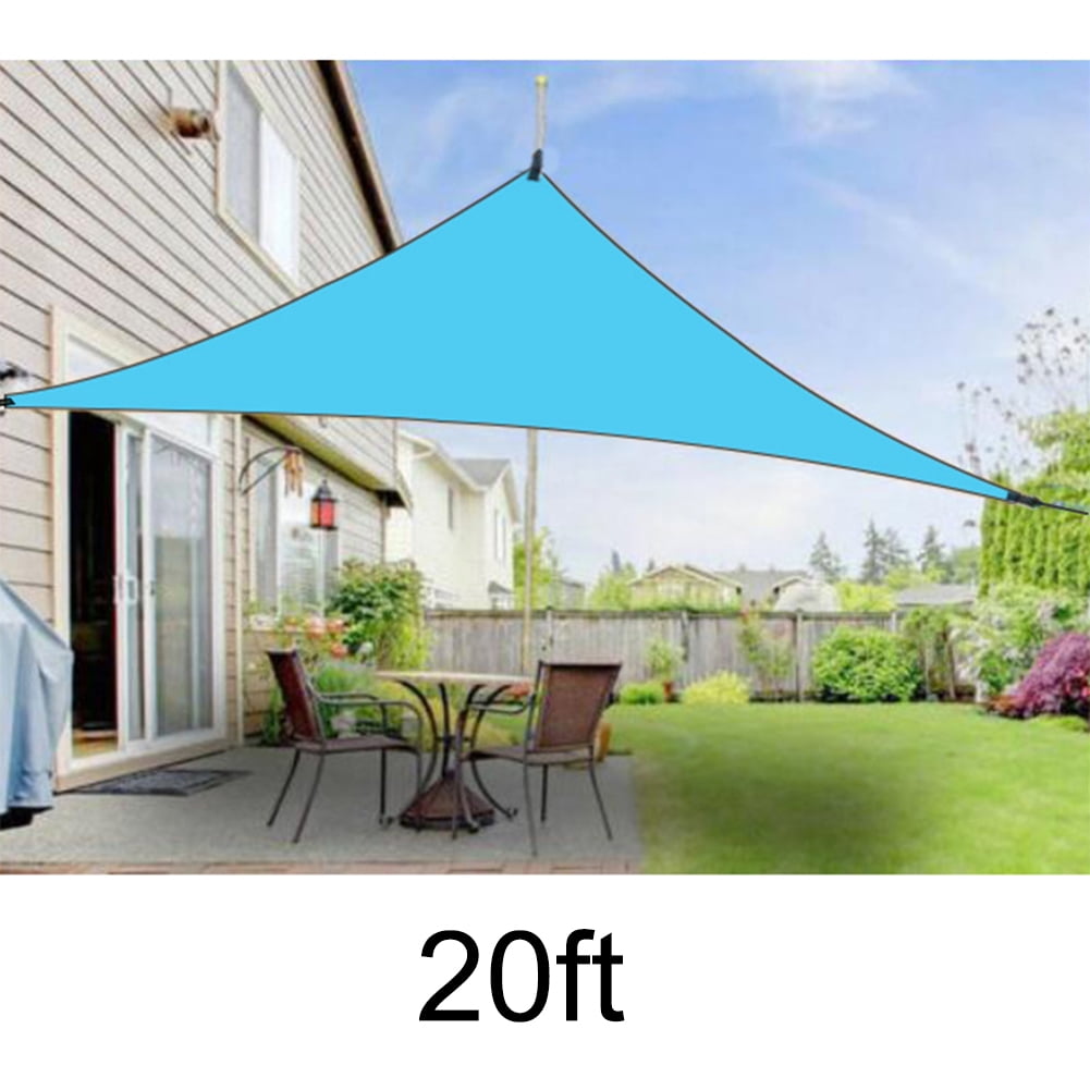 UV Protection Canopy Outdoor Shade Triangular Rainproof Sunproof Awning ...
