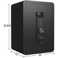 Fireproof Safe Box, Large Safe with Digital Touch Screen Keypad and ...