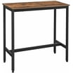 Ivinta Bar Table with Pine Wood Top, Rectangle High Top Kitchen ...